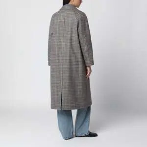 SCHNEIDERS Brown Reversible Wool Coat