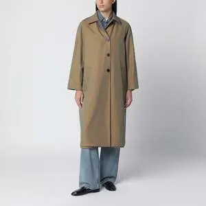 SCHNEIDERS Brown Reversible Wool Coat