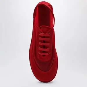 Dear Frances Sneakers In Semi-sheer Mesh And Suede