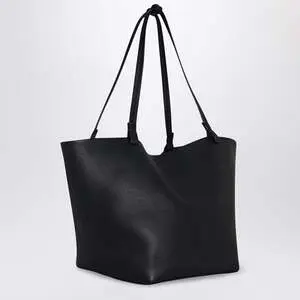 THE ROW Park Tote Three Bag In Grained Leather