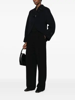 FORTE_FORTE Wool Blend Cropped Coat