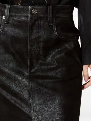 Isabel Marant Étoile Marant Bisane Faux Leather Skirt