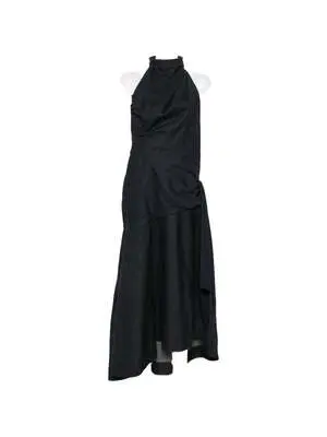 Zimmermann Valiant Denim Draped Dress - Multicolor