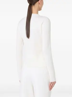 Max Mara Wool Crewneck Sweater - Multicolor