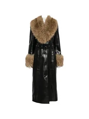 STAND STUDIO Estella Faux Leather Coat