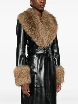 STAND STUDIO Estella Faux Leather Coat