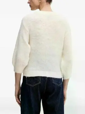 BENETTON Balloon-sleeve Sweater - Neutrals