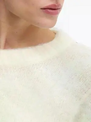 BENETTON Balloon-sleeve Sweater - Neutrals