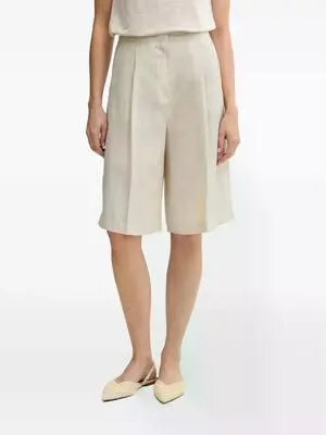 BENETTON Knee-length Tailored Shorts - Neutrals