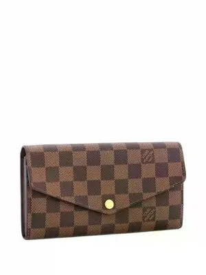 LOUIS VUITTON Sarah Wallet Nm Damier Small Wallets - Brown