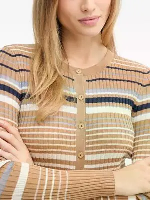 BENETTON Striped Cardigan