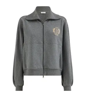 Brunello Cucinelli Cotton French Terry Sweatshirt - Grey