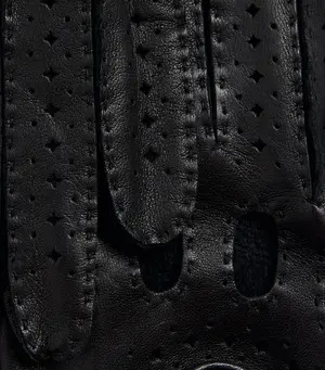 HAMERLI Leather Mathieu Driving Gloves