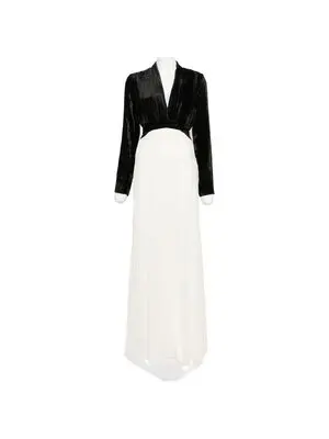 FORTE_FORTE Velvet Long Dress - Multicolor
