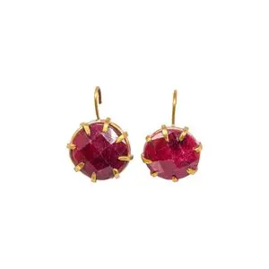 LILY FLO JEWELLERY Sereia Ruby Drop Earrings
