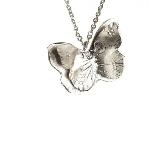 LILY FLO JEWELLERY Butterfly Necklace In Sterling - Silver