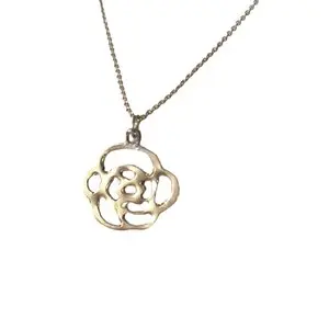LILY FLO JEWELLERY Rose Necklace In Sterling - Silver