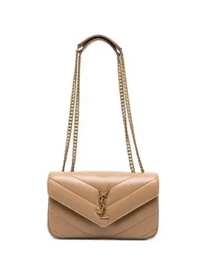 Saint Laurent Loulou Small Suede Leather Shoulder Bag - Multicolor