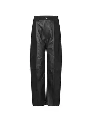 ROTATE BY BIRGER CHRISTENSEN Wide Straight Trousers - Black