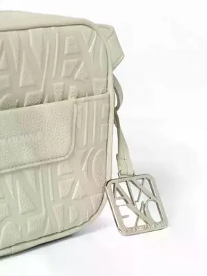 Emporio Armani Logo-embossed Shoulder Bag - White