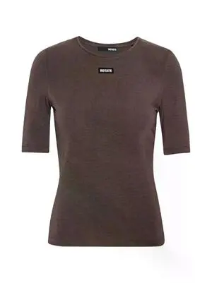 ROTATE BY BIRGER CHRISTENSEN Short-sleeve T-shirt Mol - Brown