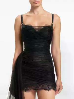 MARIA LUCIA HOHAN Latifa Ruched-tulle Mini Dress