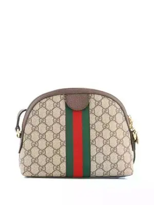 Gucci Ophidia Dome Gg Coated Canvas Small Shoulder Bag