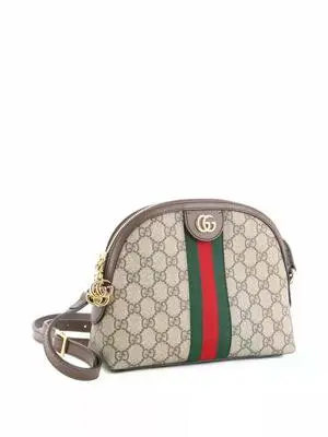 Gucci Ophidia Dome Gg Coated Canvas Small Shoulder Bag