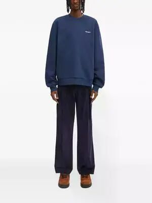 Carhartt Work In Progress Logo-print Sweatshirt - Blue