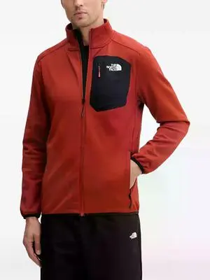 The North Face Logo-print Zip-up Sweatshirt - Orange