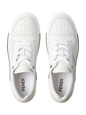 Fendi Fender Sneakers In Leather