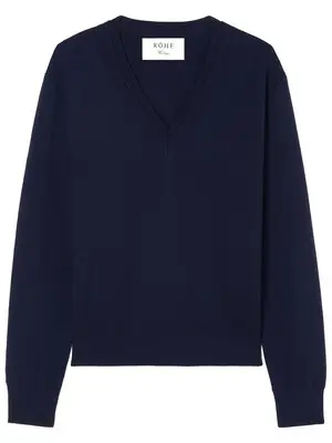 RÓHE Double V-neck Sweater