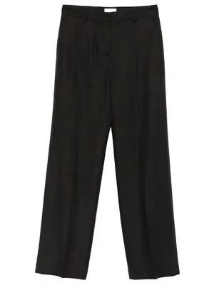CELLAR DOOR Ima Straight-leg Trousers In Wool - Brown