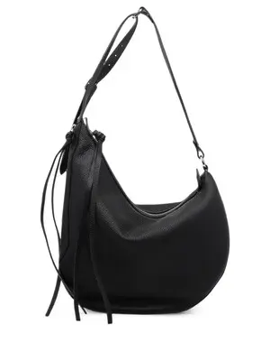 Fendi Oyster Large Bag In Roman Leather - Black