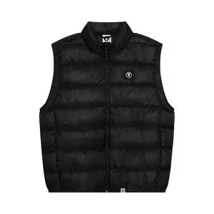 AAPE Now Moonface Down Vest - Black