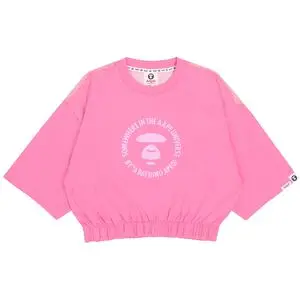 AAPE Moonface Tee /dark - Pink