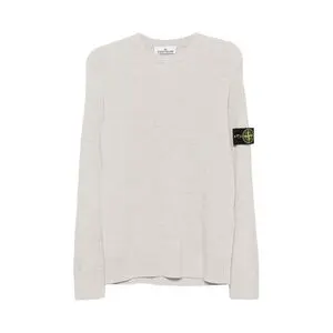 Stone Island Ribbed Crewneck Sweater 'sand - Tan
