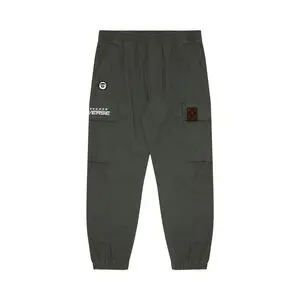 AAPE Moonface Patch Embroidered Cargo Pants 'khaki/beige - Tan