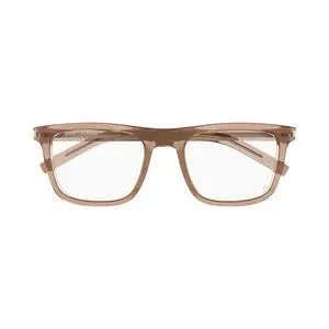 Saint Laurent Square Frame Eyeglasses - Brown