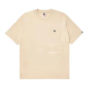 AAPE Moonface Chest Pocket Tee /light - Red