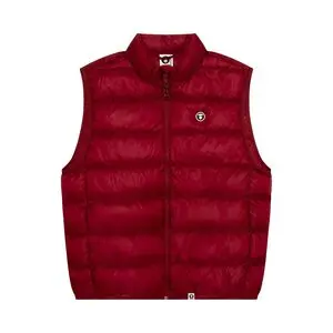 AAPE Now Moonface Down Vest 'burgundy - Red