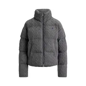 Polo Ralph Lauren Sweater Puffer-jacket 'flannel Heather - Grey