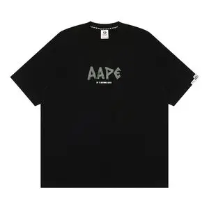 AAPE Unvs Graphic Tee - Black
