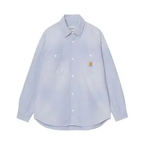 Carhartt Work In Progress Long-sleeve Painter Shirt - Blue