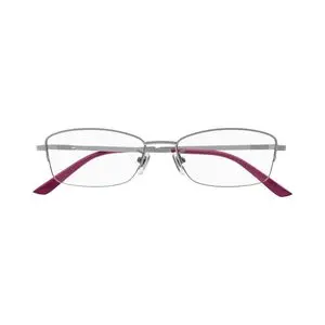 Gucci Square Optical Glasses 'ruthenium/transparent - Silver