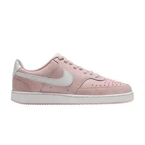 Nike Wmns Court Vision Low Suede 'silt Summit White - Red