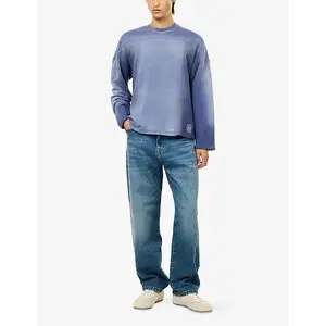 BRAIN DEAD Panelled Long-sleeve Cotton T-shirt