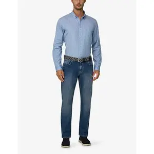 Boggi Milano Straight Regular-fit Stretch-denim Jeans