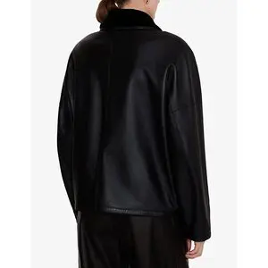 JOSEPH Kyro Reversible Shearling And Leather Jacket