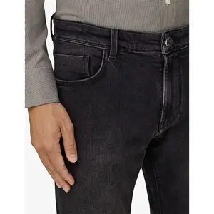 Boggi Milano Slim Straight-leg Stretch-denim Jeans